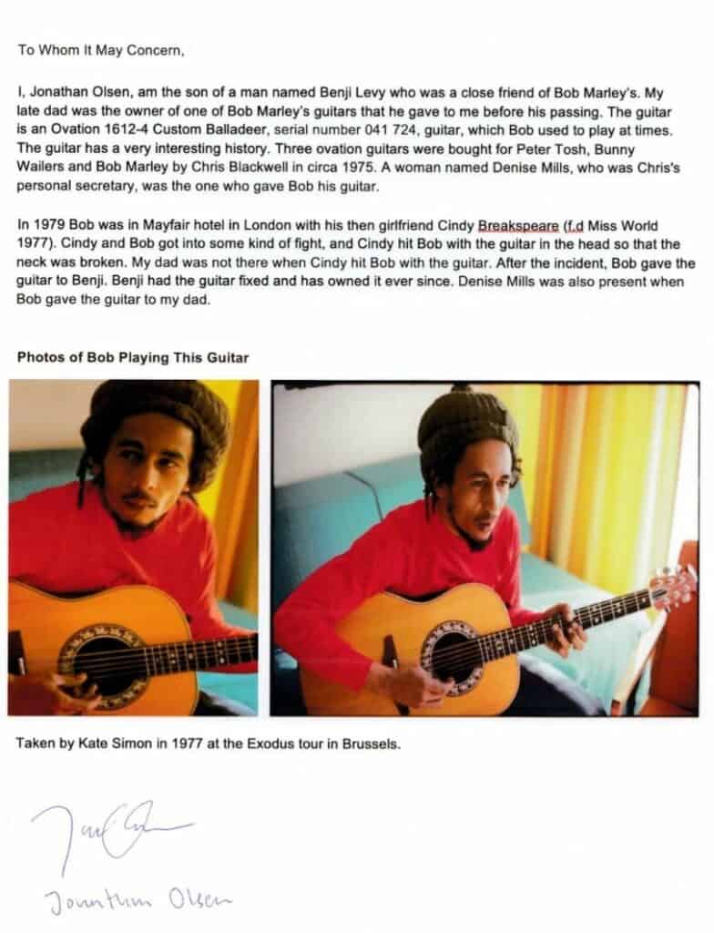 Bob Marley's Guitars & Gear – A Complete Rundown of Instruments ...