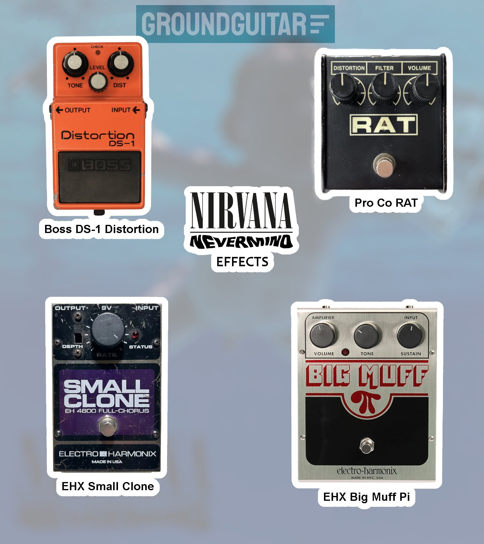 What Gear Did Kurt Cobain Use on Nevermind? Guitars, Amps, Effects, and ...
